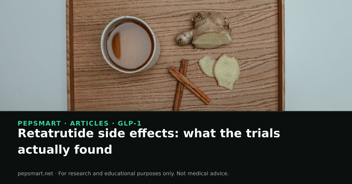 Retatrutide side effects: what the trials actually found | pepSmart